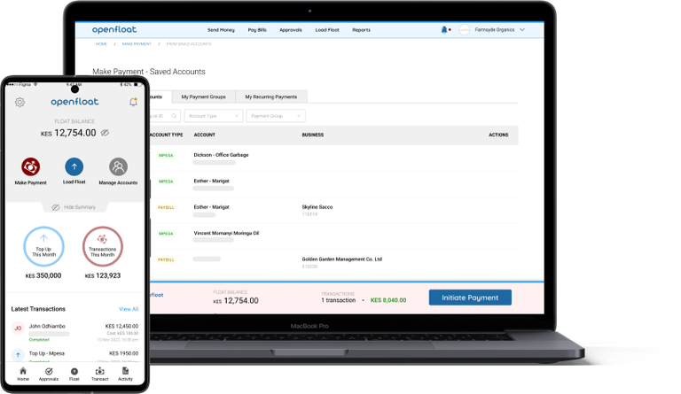 Digitize your Payments - Openfloat
